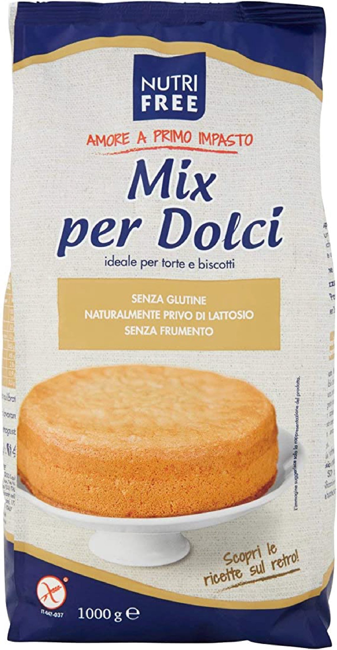 Mix Faina pentru Prajituri Fara Gluten 1kg Nutri Free - Dr.Green